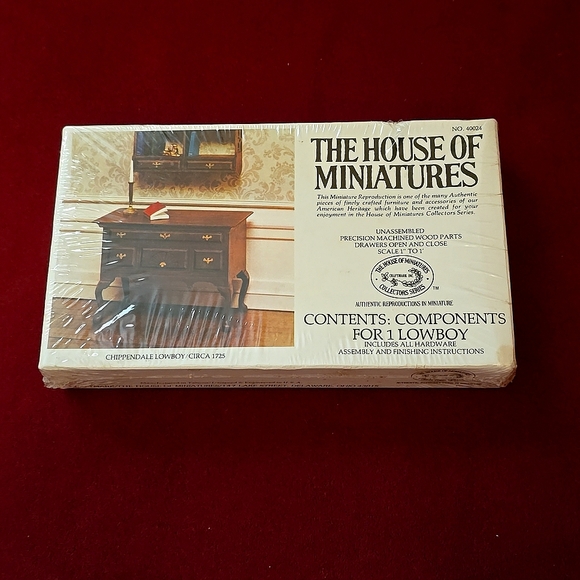 Craftmark | Toys | Vintage House Of Miniatures Dollhouse Furniture Kit ...